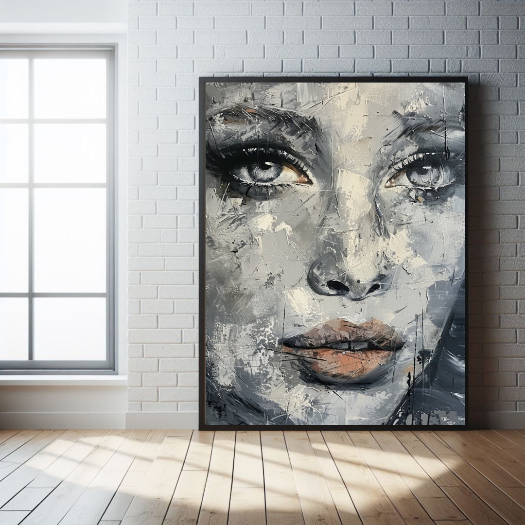 Digital Painting Portrait Wall Art Printable Art Digital Download I ...