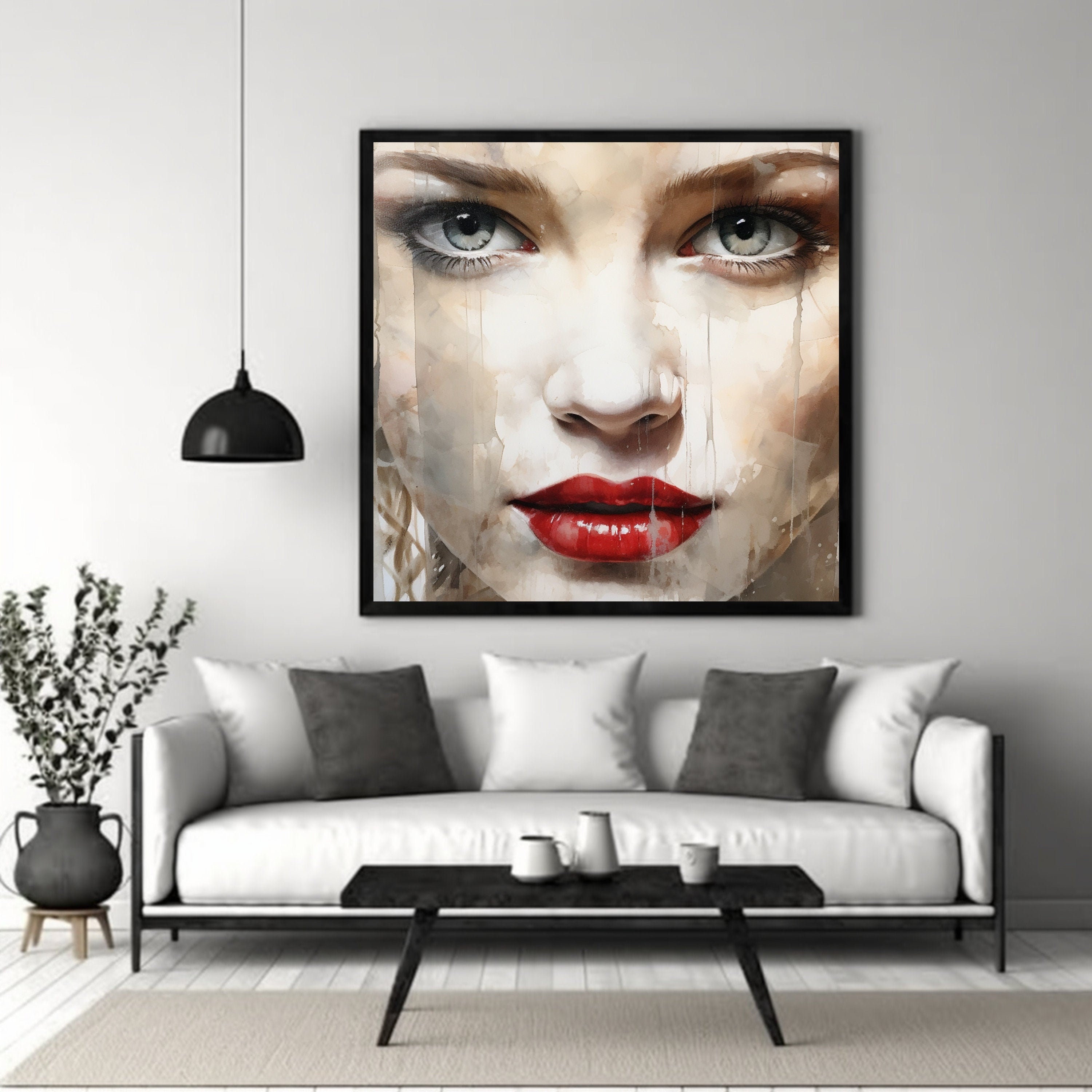 Digital Painting | Portrait | Wall Art | Printable Art | Digital ...