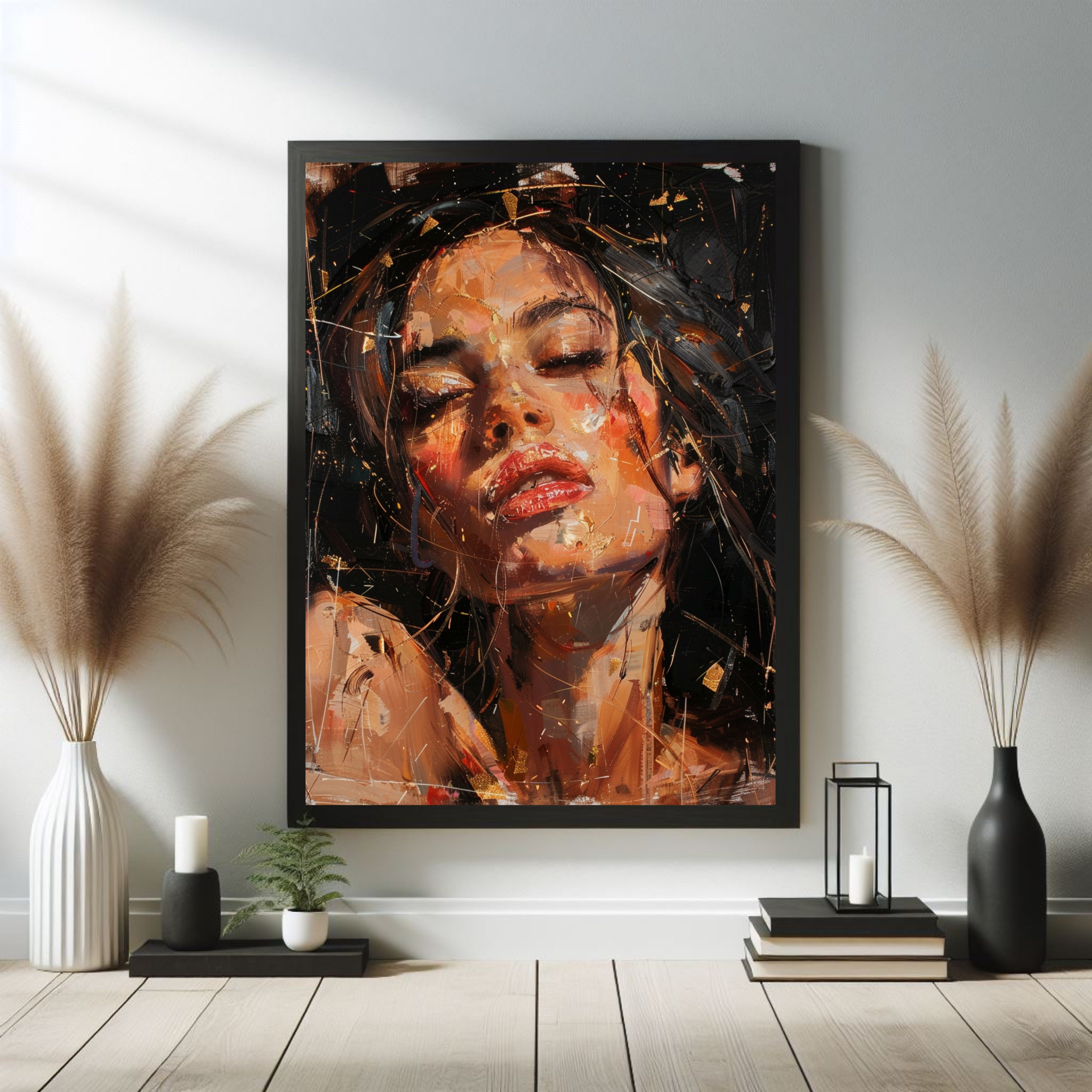 Digital Painting Portrait Wall Art Printable Art Digital Download I ...