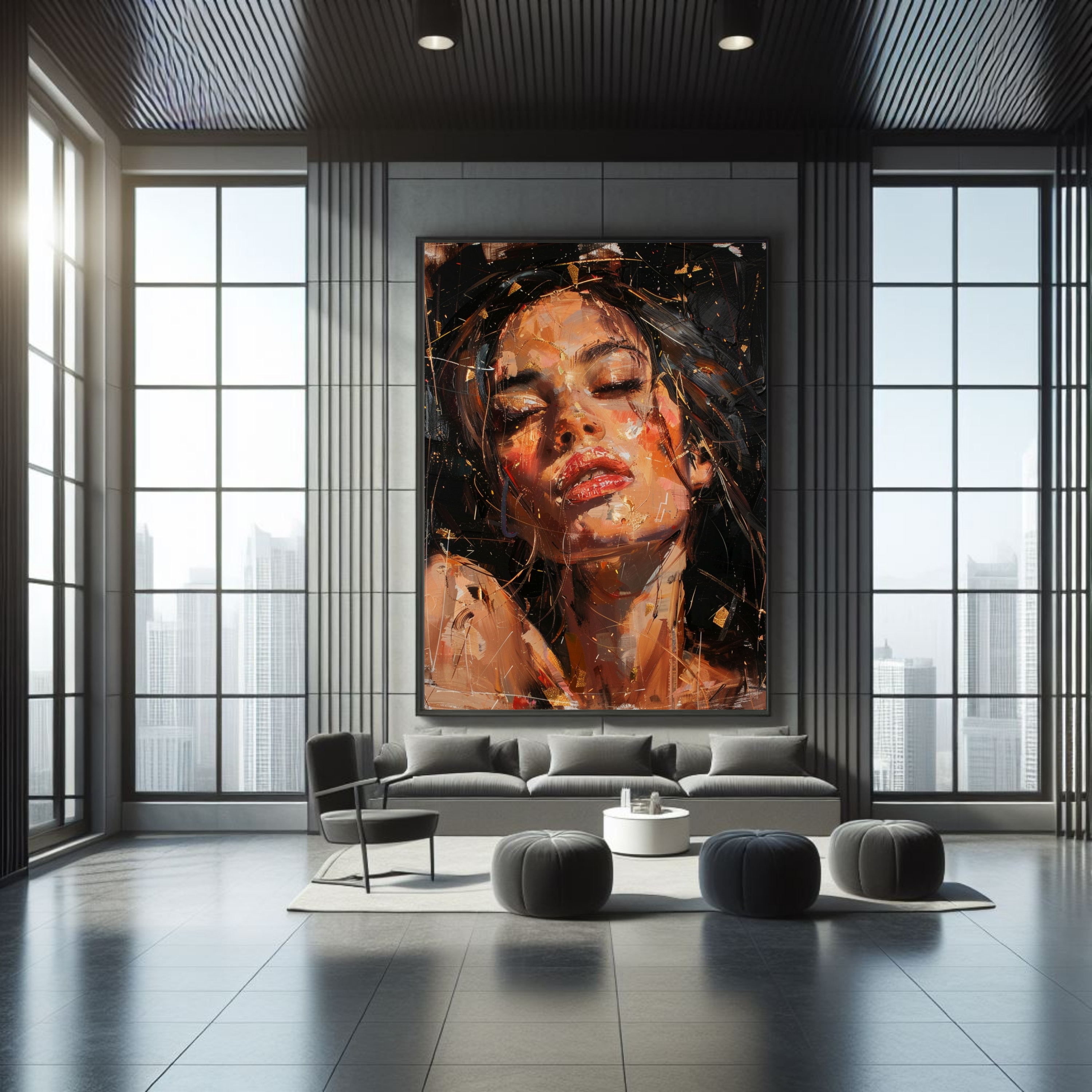Digital Painting Portrait Wall Art Printable Art Digital Download I ...