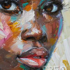 Digital Abstract Portrait Art | Printable Wall Decor | Instant Download ...