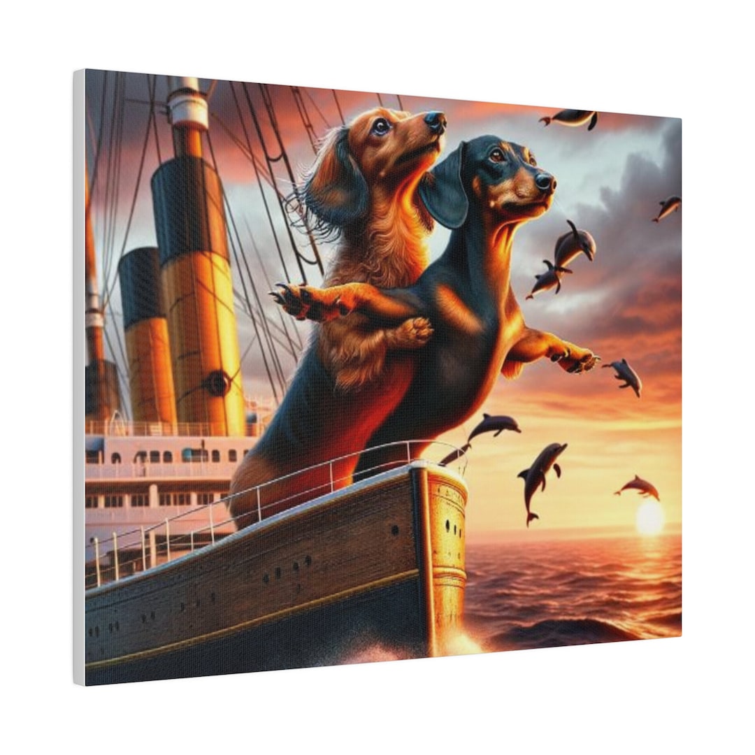 Dog Canvas Prints, Dachshund Canvas, Photo to Canvas, Canvas Wall Art ...