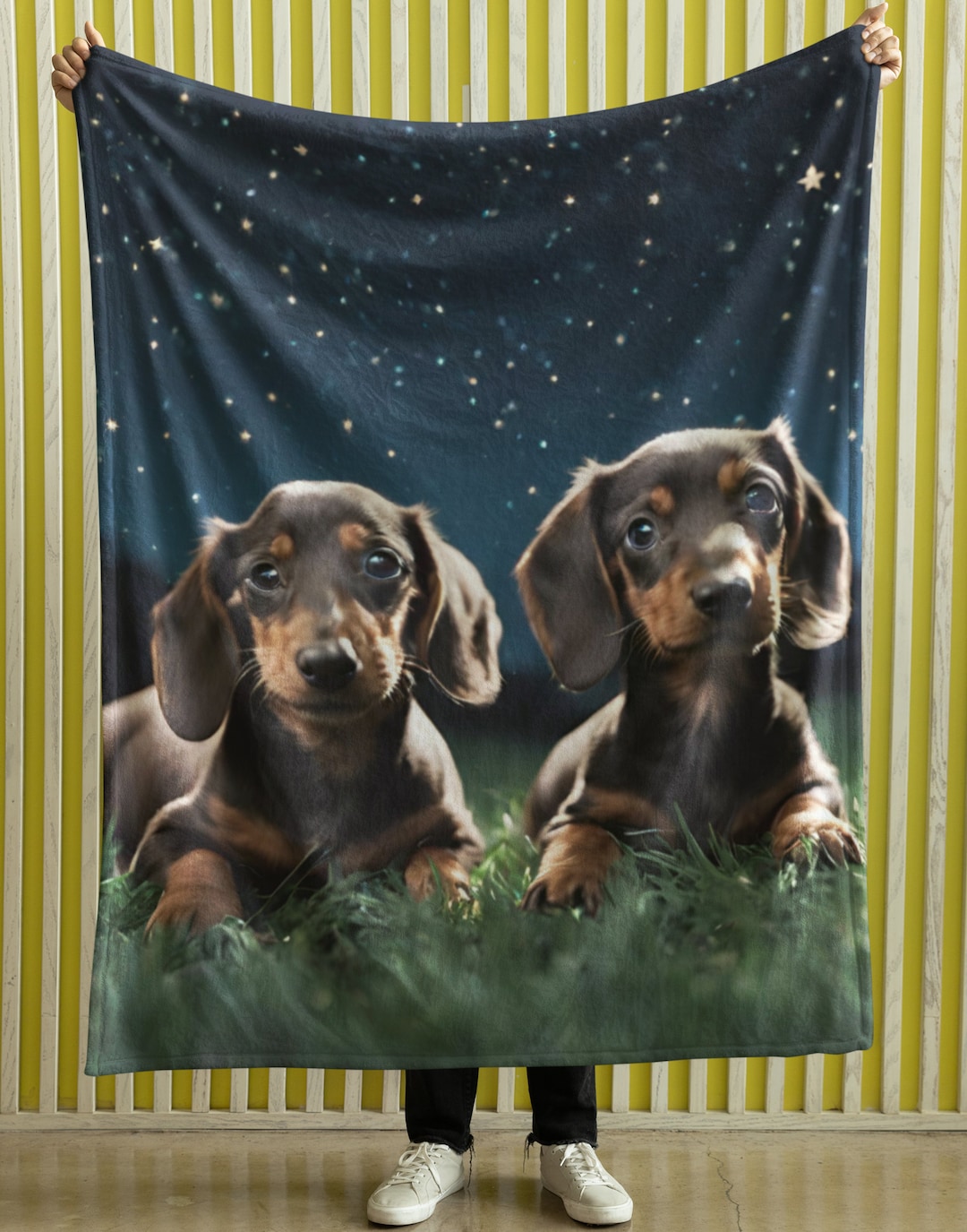 Weiner Dog Blanket Gift for Dog Mom, Dachshund Dog Blanket, Weiner Dog ...