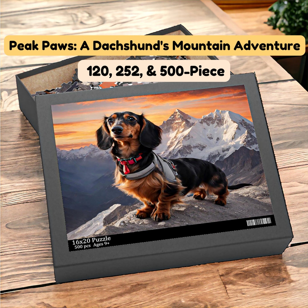 Dachshund Puzzle (120, 252, 500-piece) Dachshund Jigsaw Puzzle ...