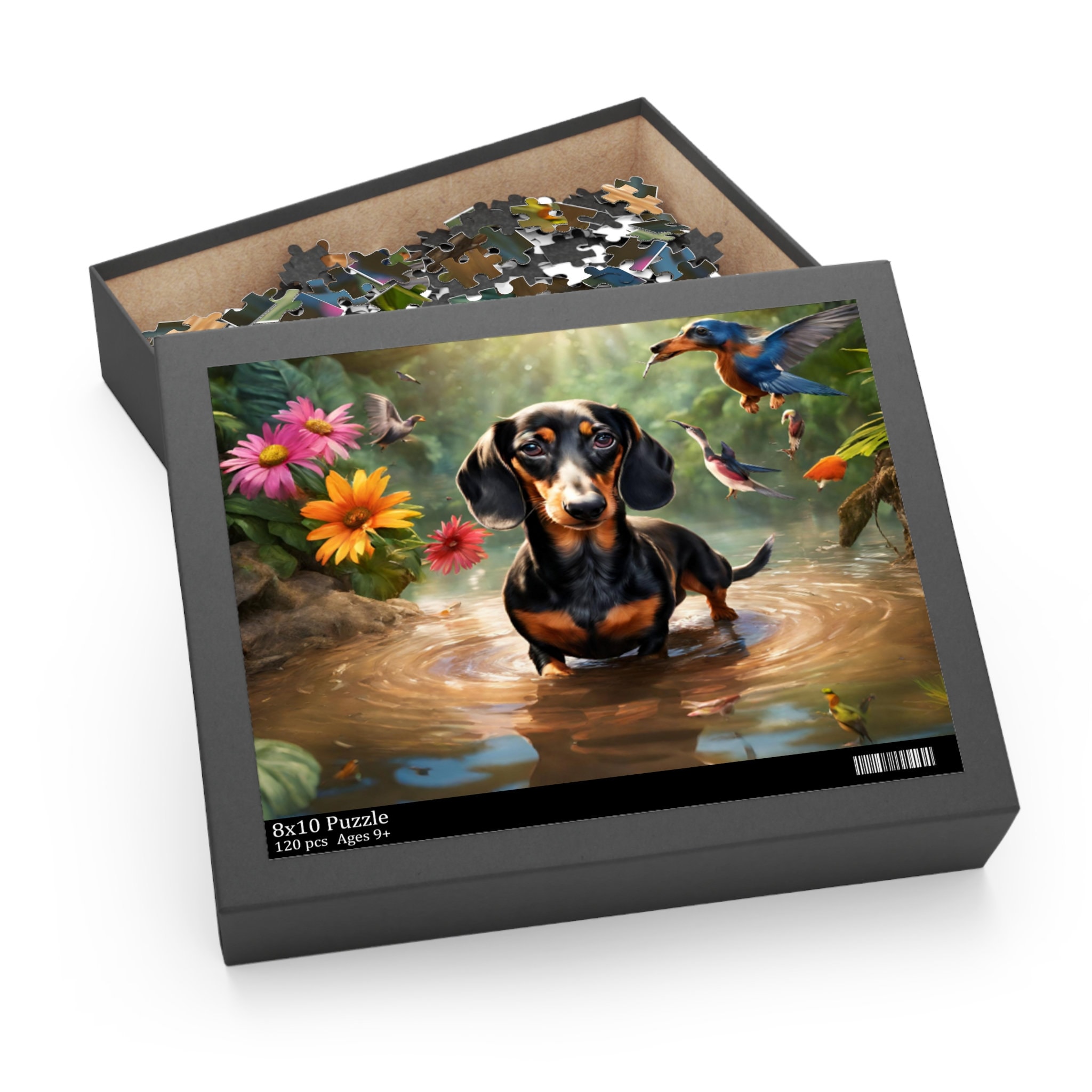 Dachshund Puzzle 120, 252, 500-piece Dachshund Jigsaw Puzzle, Chipboard ...