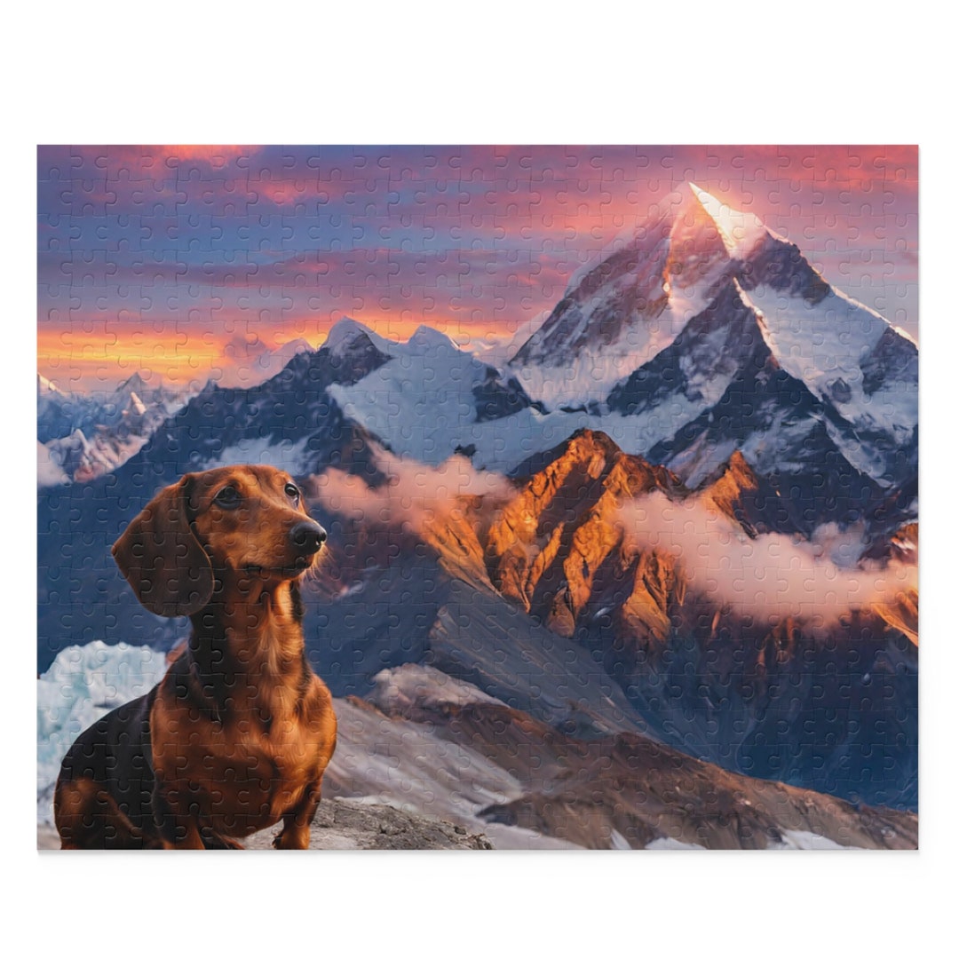 Dachshund Puzzle (120, 252, 500-piece) Dachshund Jigsaw Puzzle ...
