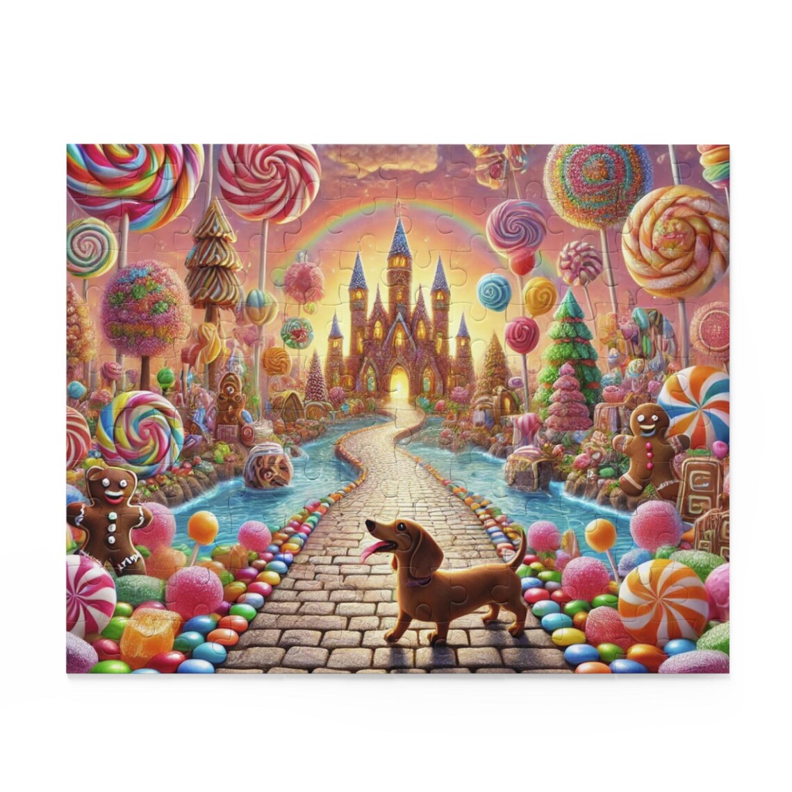 Dachshund Puzzle 120, 252, 500-piece Dog Jigsaw Puzzle, Chipboard Dog ...