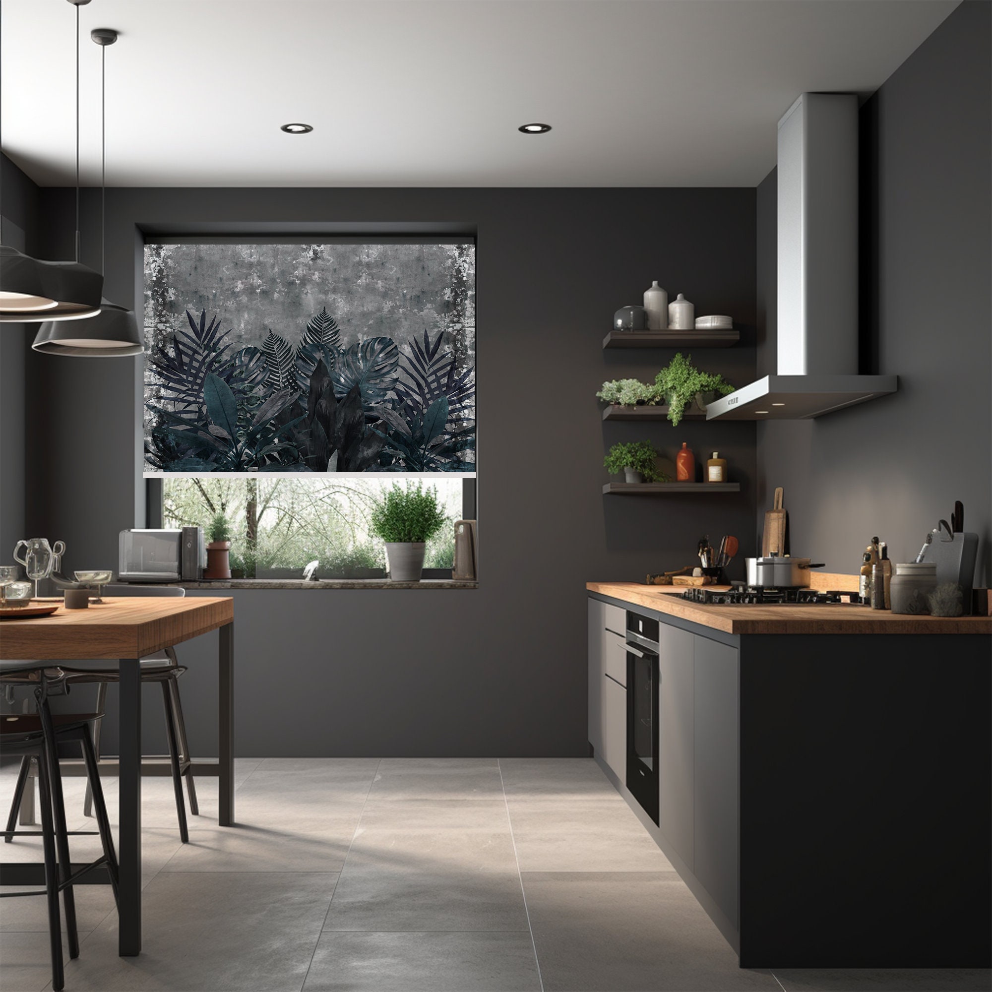 Natural Room Roller Blinds for Window or Door, Bohemian Style Window ...