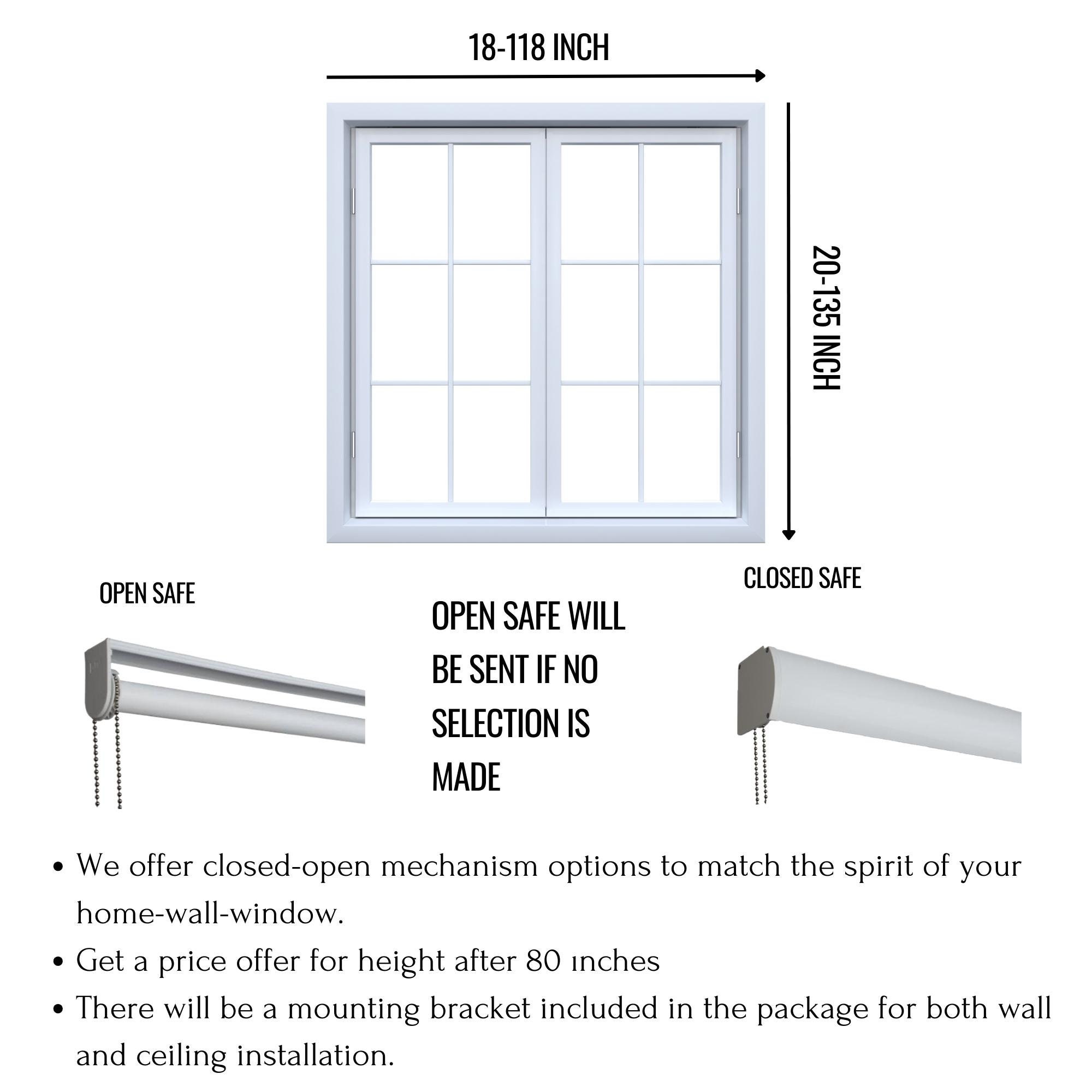 Roller Blinds for Window or Door Window Roller Shades - Etsy
