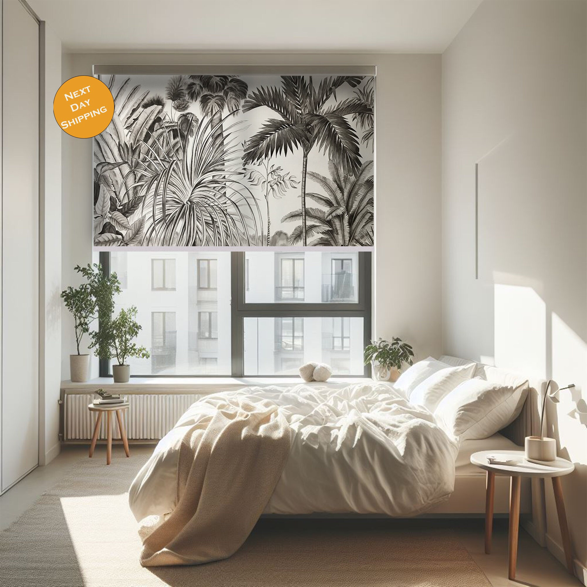 Roller Blinds for Window or Door, Bohemian Style Window Roller Shades ...