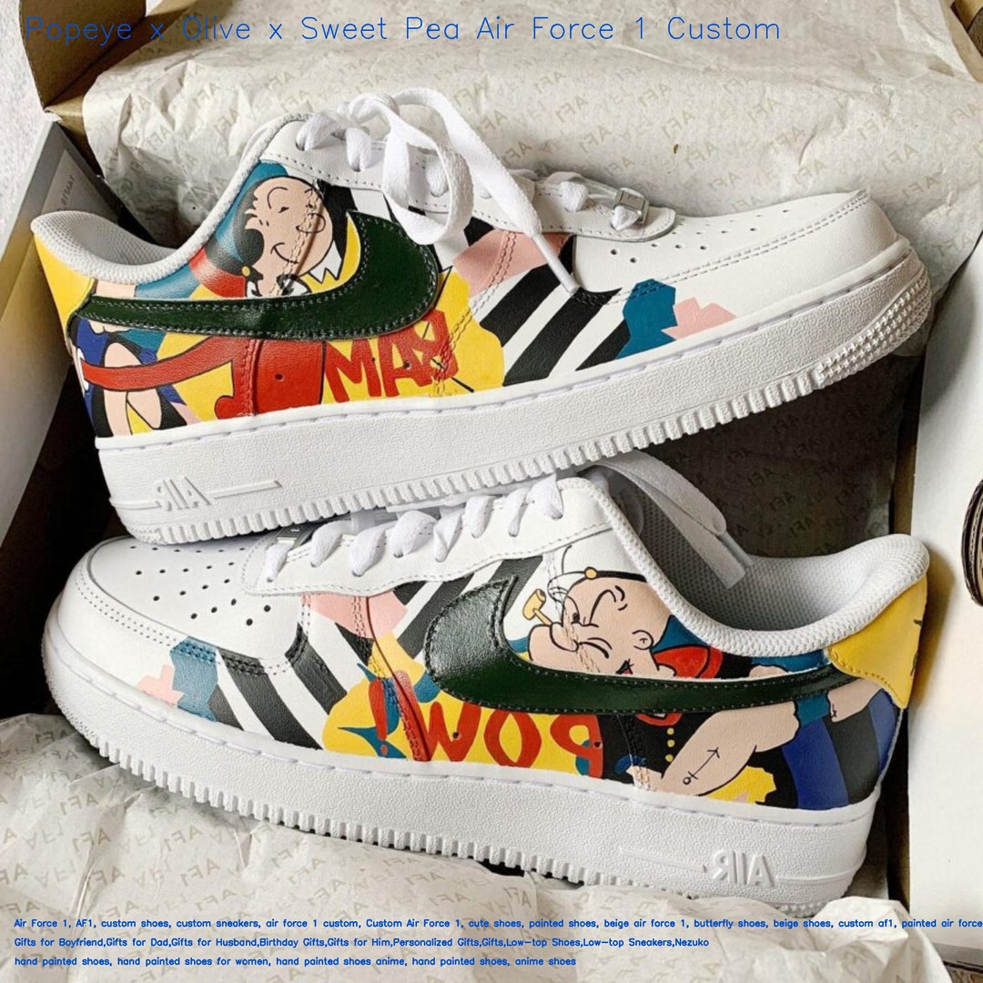 Popeye X Olive X Sweet Pea Air Force 1 Custom Buy Now Etsneaker.com ...
