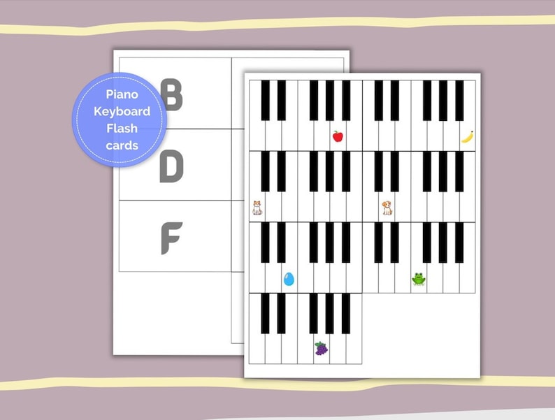 Piano Teaching Aid | Key Note Houses | Music Alphabet Tiles | Piano ...