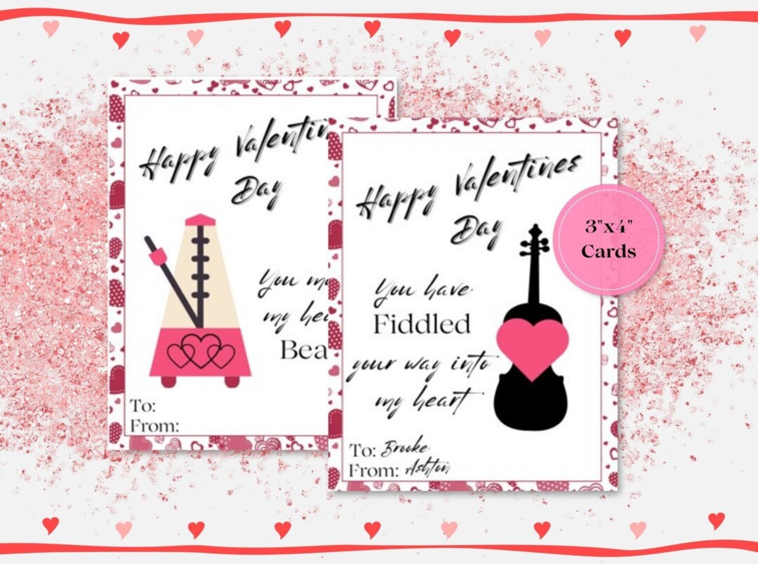 Music Valentine Cards | Valentine Cards | Sheet Music Valentine Cards ...