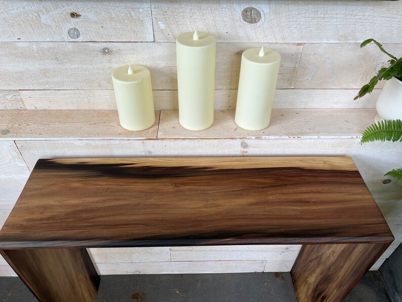 Waterfall Entryway Table Made of Rainbow Popular. - Etsy