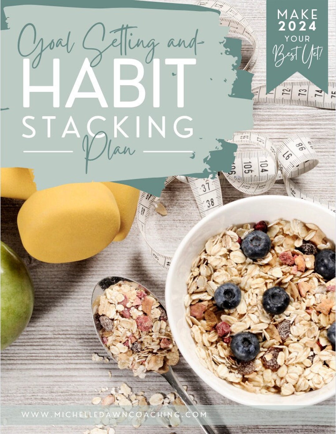 Goal Setting and Habit Tracker for 2024 - Etsy