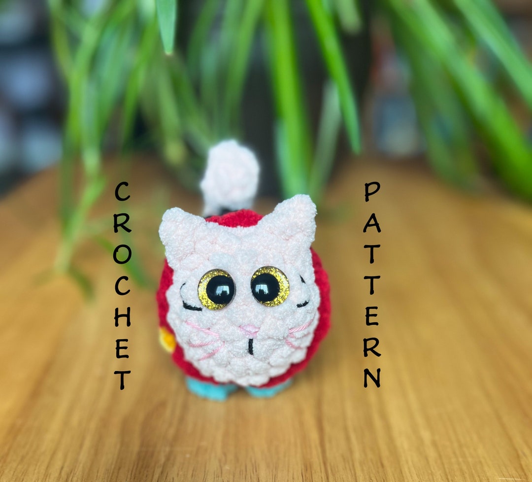 Yuji Itadori Cat Plushie PDF Crochet Pattern - Etsy