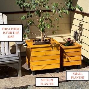 DIY Flower Planter Box Build Plan Farmhouse Easy Design Patio Planter ...