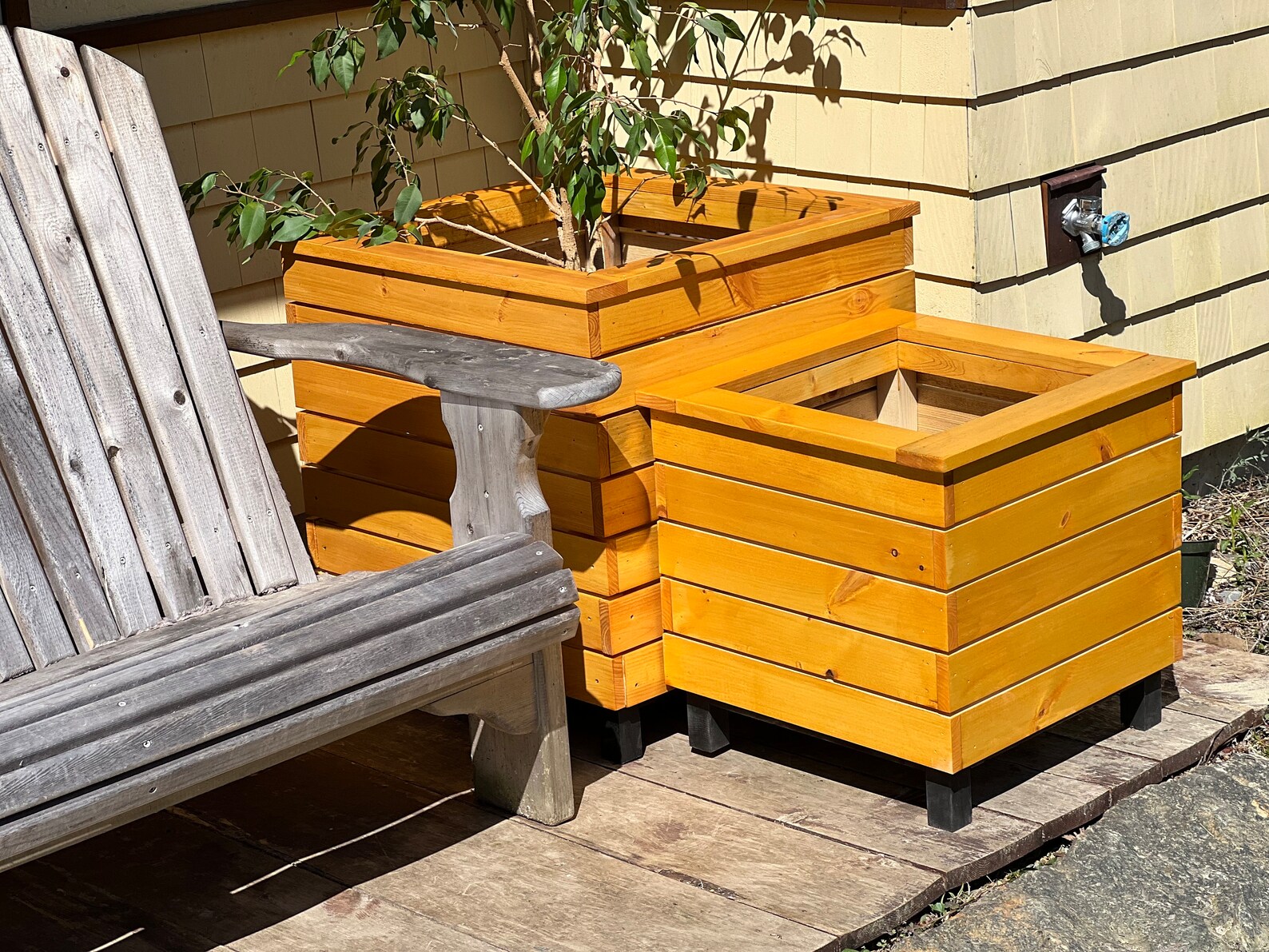Planter Box Plans for Garden and Outdoor BUNDLE- Flower Raised Bed Deck ...