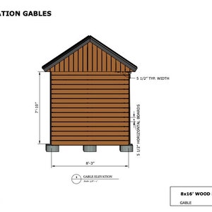 8 X 16 Firewood Shed Plan PDF, Fire Wood Shed Storage With Sliding Door ...