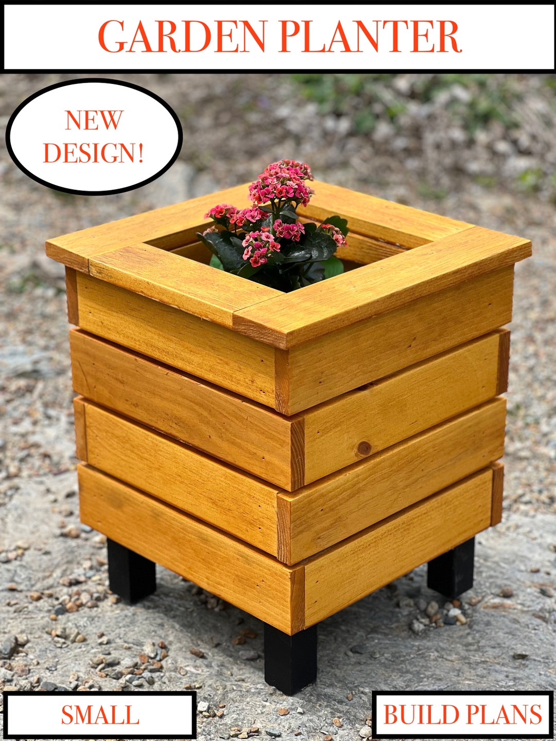 DIY Flower Planter Box Plans for Outdoor and Garden Spring 2024 ...