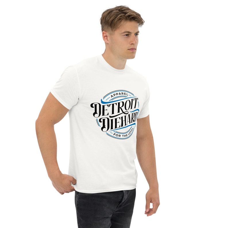 Detroit Diehard T-shirt, Detroit Football Tee, Lions Football T-shirt ...