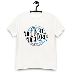 Detroit Diehard T-shirt, Detroit Football Tee, Lions Football T-shirt ...