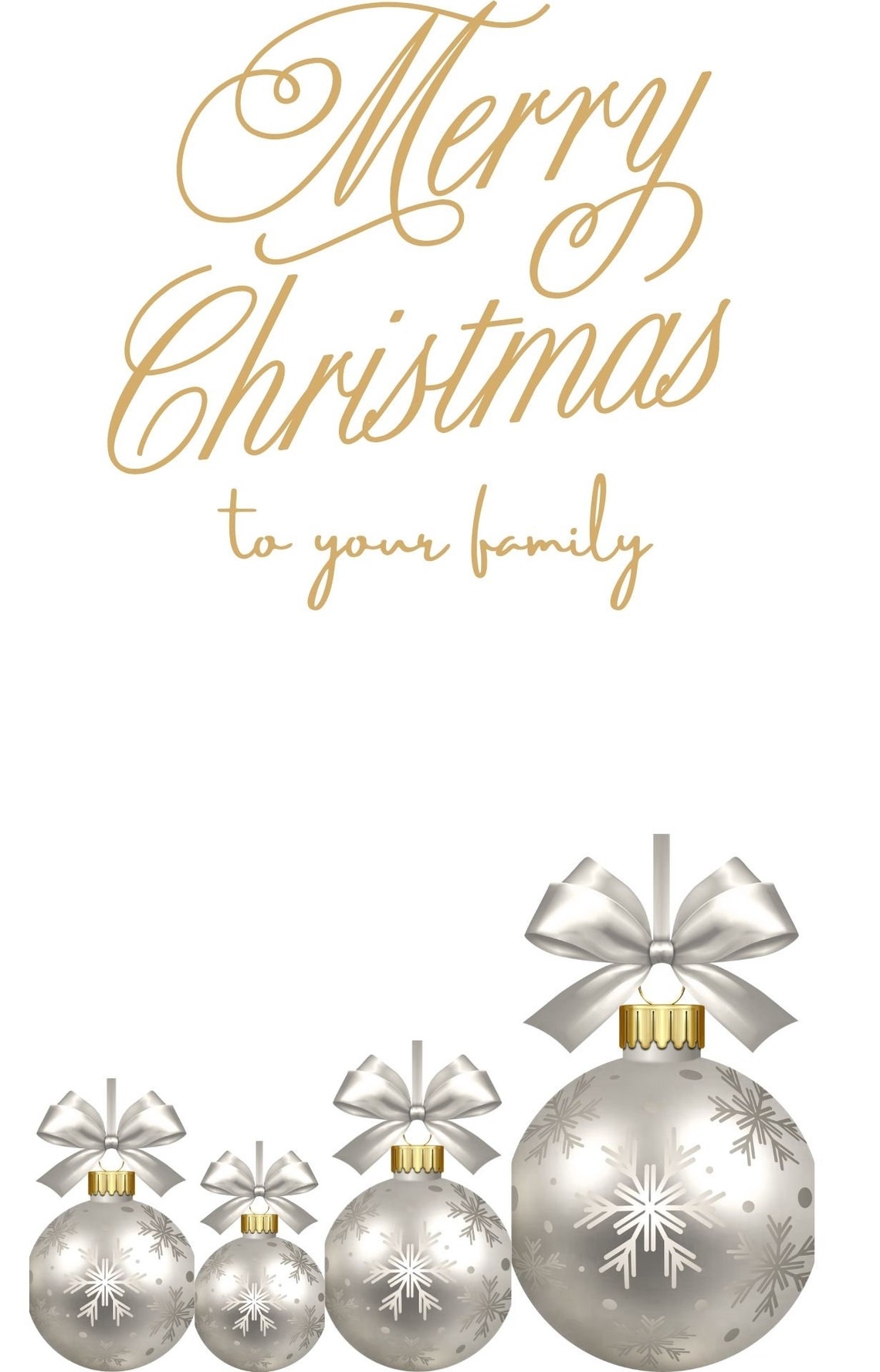 Christmas Invitation Card Template - Etsy