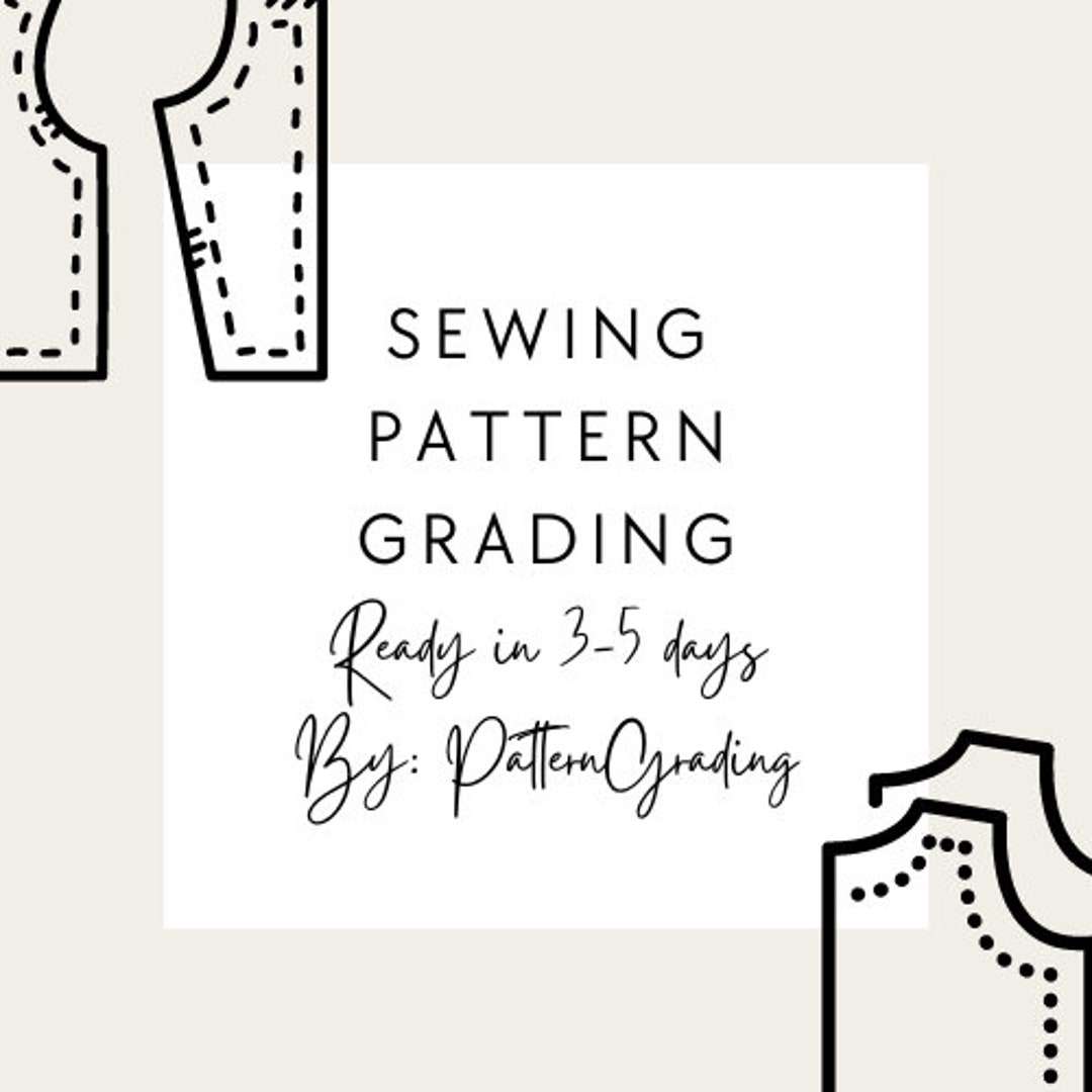 Pattern Grading Service - Etsy