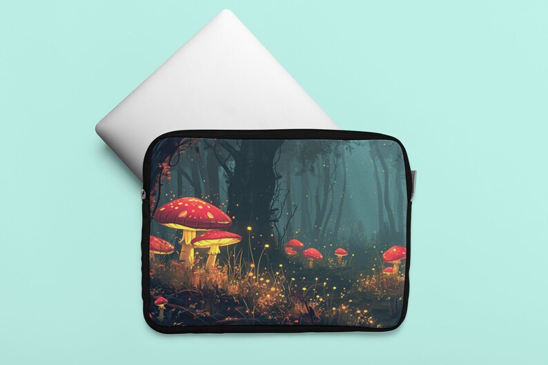 Cottagecore Mushroom Laptop Sleeve | Case for 12", 13", 15" MacBook ...