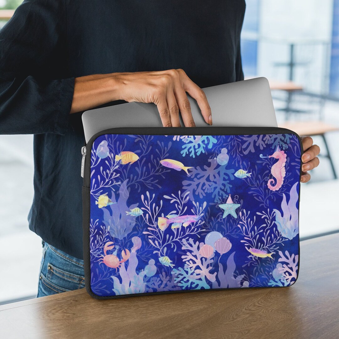 Cute Ocean Aesthetic Laptop Sleeve | Case for 12", 13", 15" MacBook ...