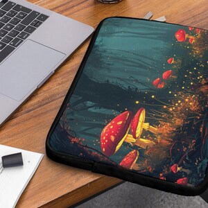 Cottagecore Mushroom Laptop Sleeve | Case for 12", 13", 15" MacBook ...