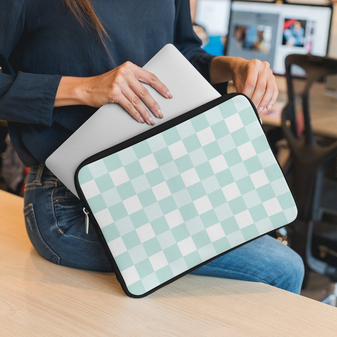 Pastel Checkered Laptop Sleeve | Case for 12", 13", 15" MacBook ...