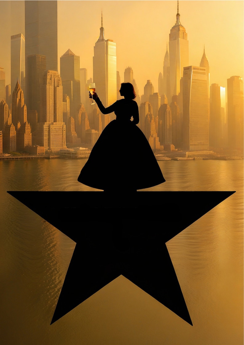 Hamilton Musical Poster Digital Art Broadway Art. Perfect Wall Decor ...