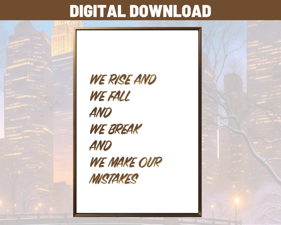 Hamilton the Musical Poster Musical Theatre Gifts for Broadway Lovers ...