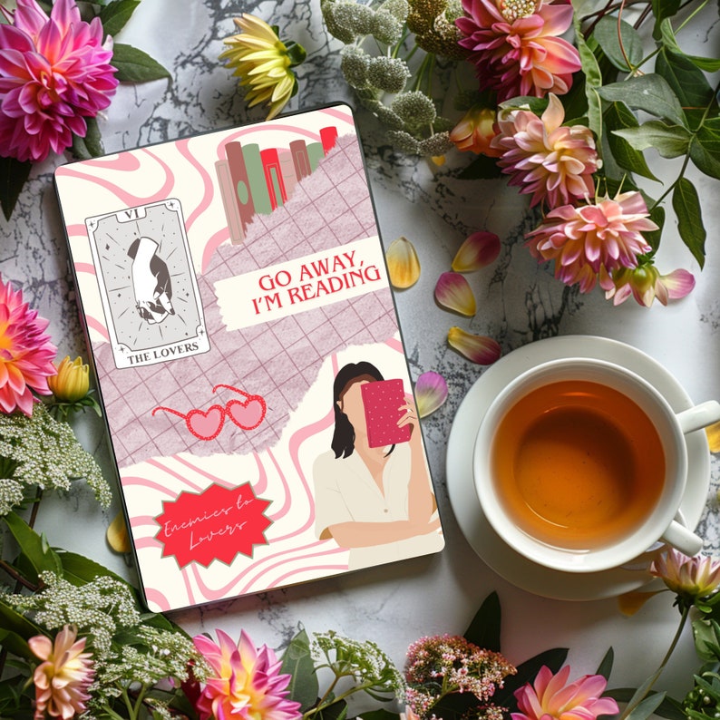 PINK Kindle Insert for Clear Case for Paperwhite Basic Oasis - Kindle ...