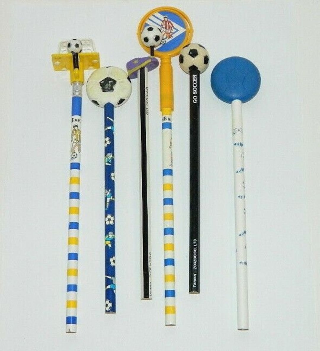 Sanrio Go Soccer Themed Topper Pencil Six Assortment Unsharpened - Etsy