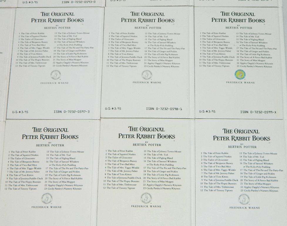 Vintage 1986 Peter Rabbit and Friends Beatrix Potter Mini Books Issue 1 ...