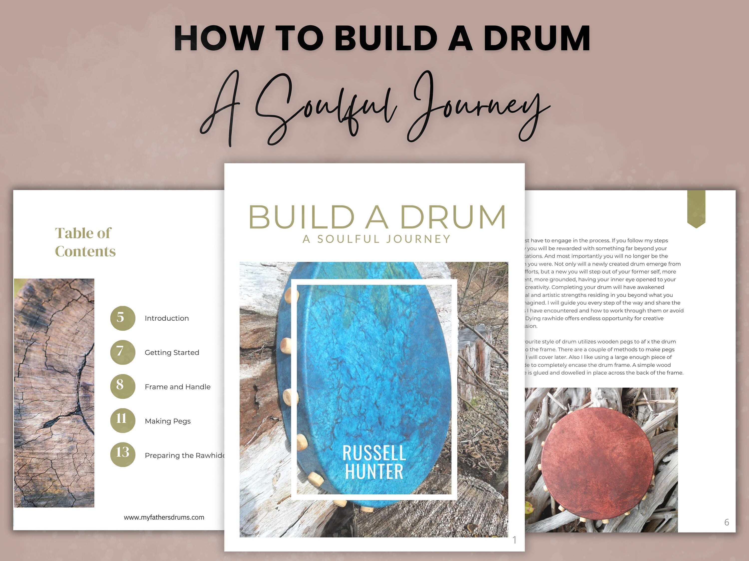 How to Build a Drum Course, Healing Drum, Shaman Drum, Shamanic Drum ...