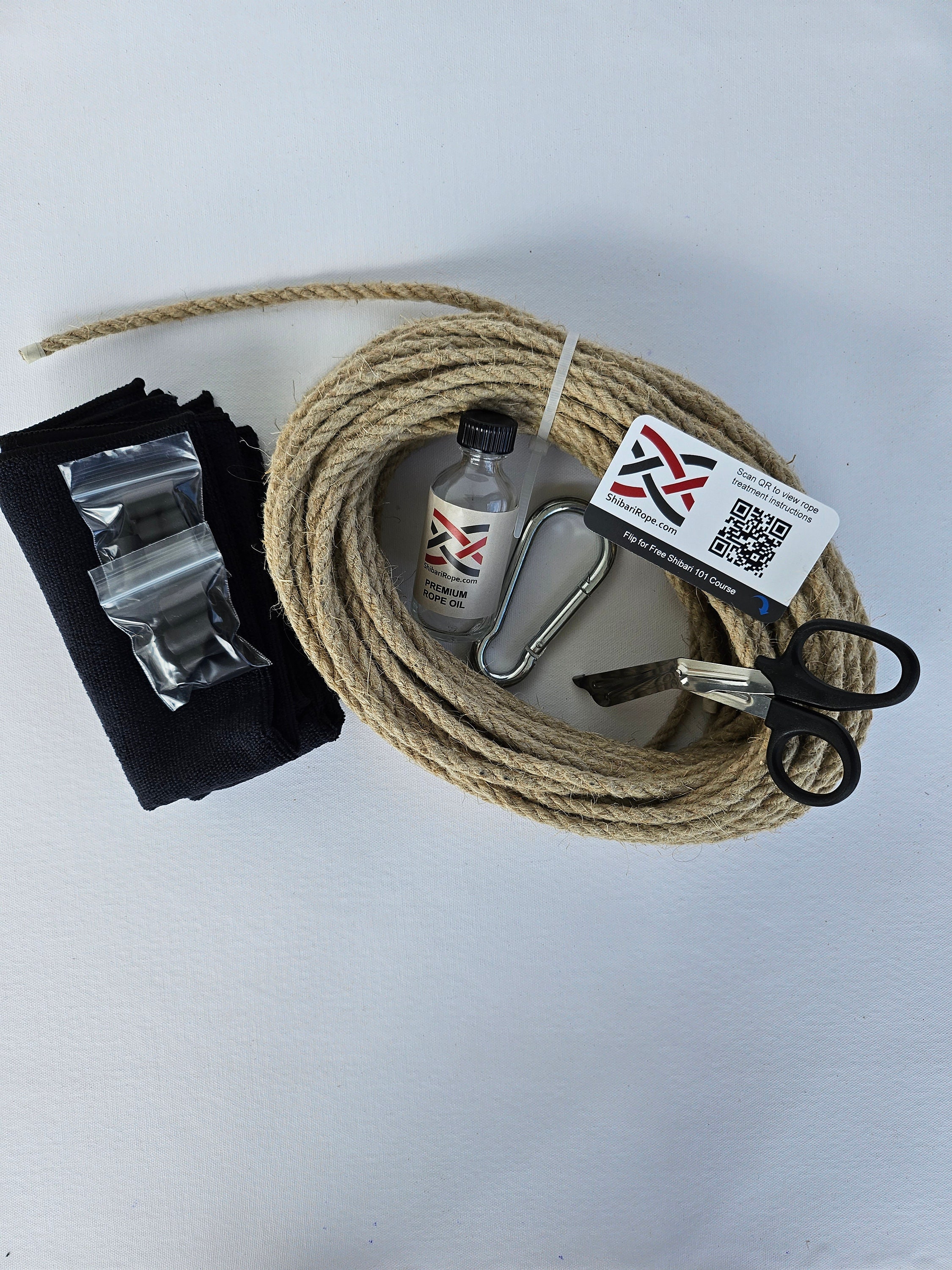 DIY Shibari Hemp Rope Kit | 100ft of Natural Hemp Rope | Bondage Bdsm ...