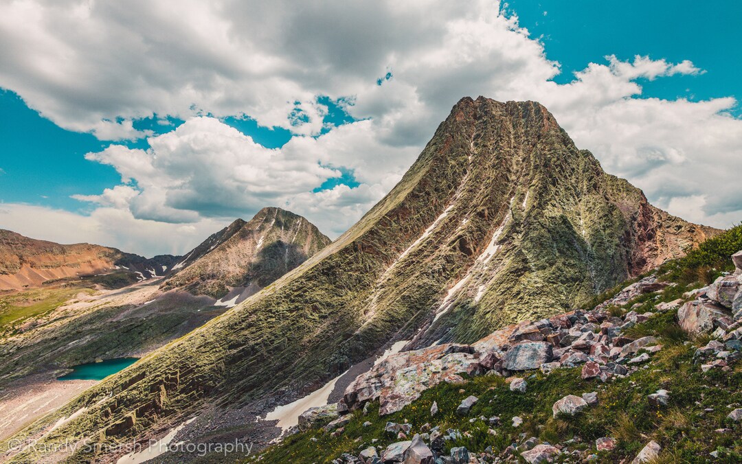 The Wham Ridge of Vestal Peak Mountain Photograph Wall Art - Etsy