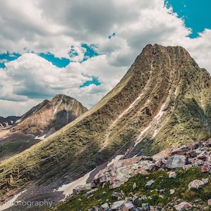 The Wham Ridge of Vestal Peak Mountain Photograph Wall Art - Etsy