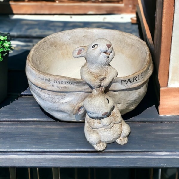 Rabbit Planter - Etsy
