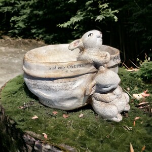 Cute Rabbit Planter Pot Ideal Garden Decor and Perfect Gift for Bunny ...