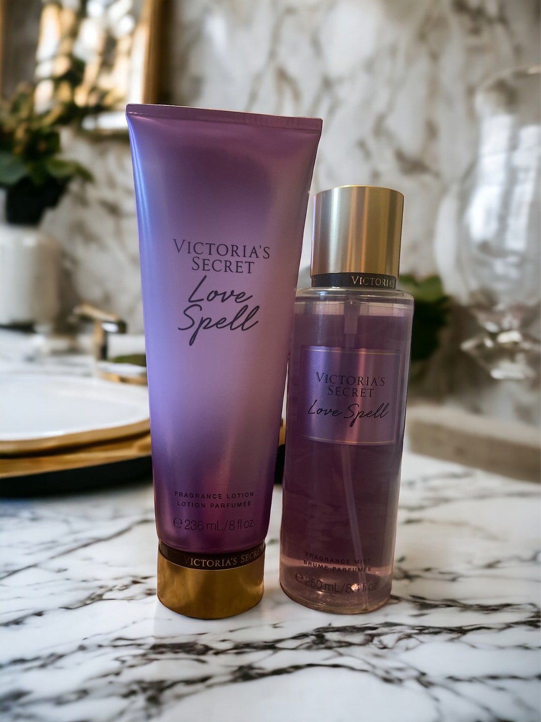 Victoria's Secret Love Spell Mist & Lotion Set - Etsy