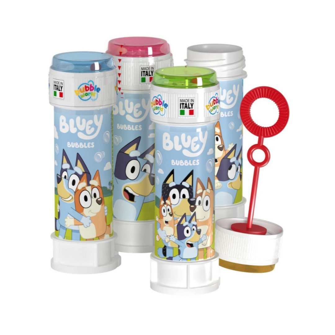 Bluey Bubbles With Maze Game in Lid, Perfect Party Bag Filler or Added ...