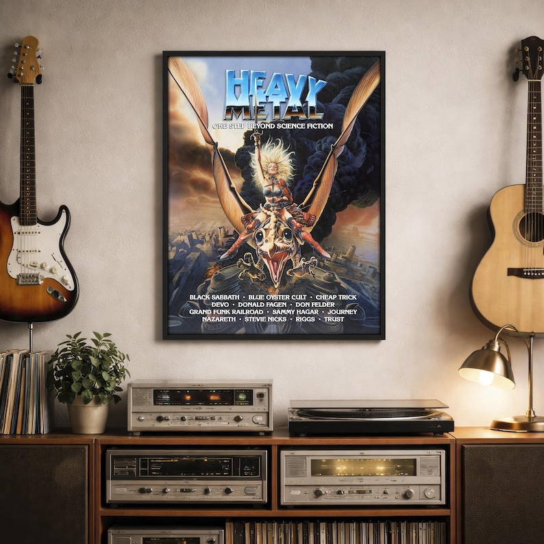 1980s Heavy Metal Sci-fi Fantasy Poster: Taarna the Last Taarakian ...