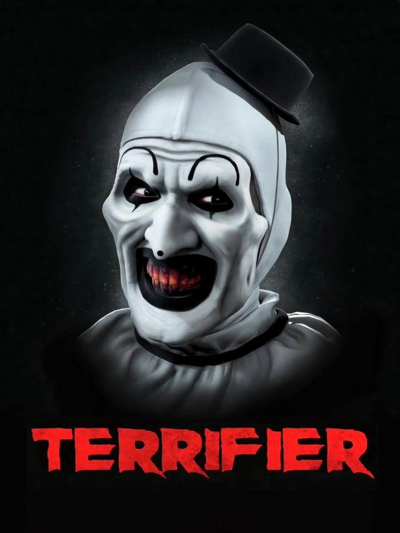 Terrifier Art the Clown Poster Print (unframed) - Etsy