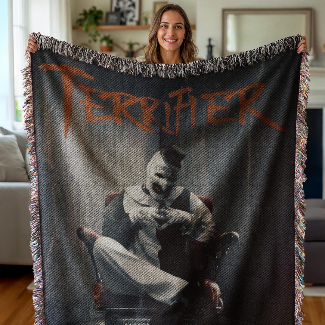 Terrifier Art the Clown Tapestry Woven Blanket - Etsy