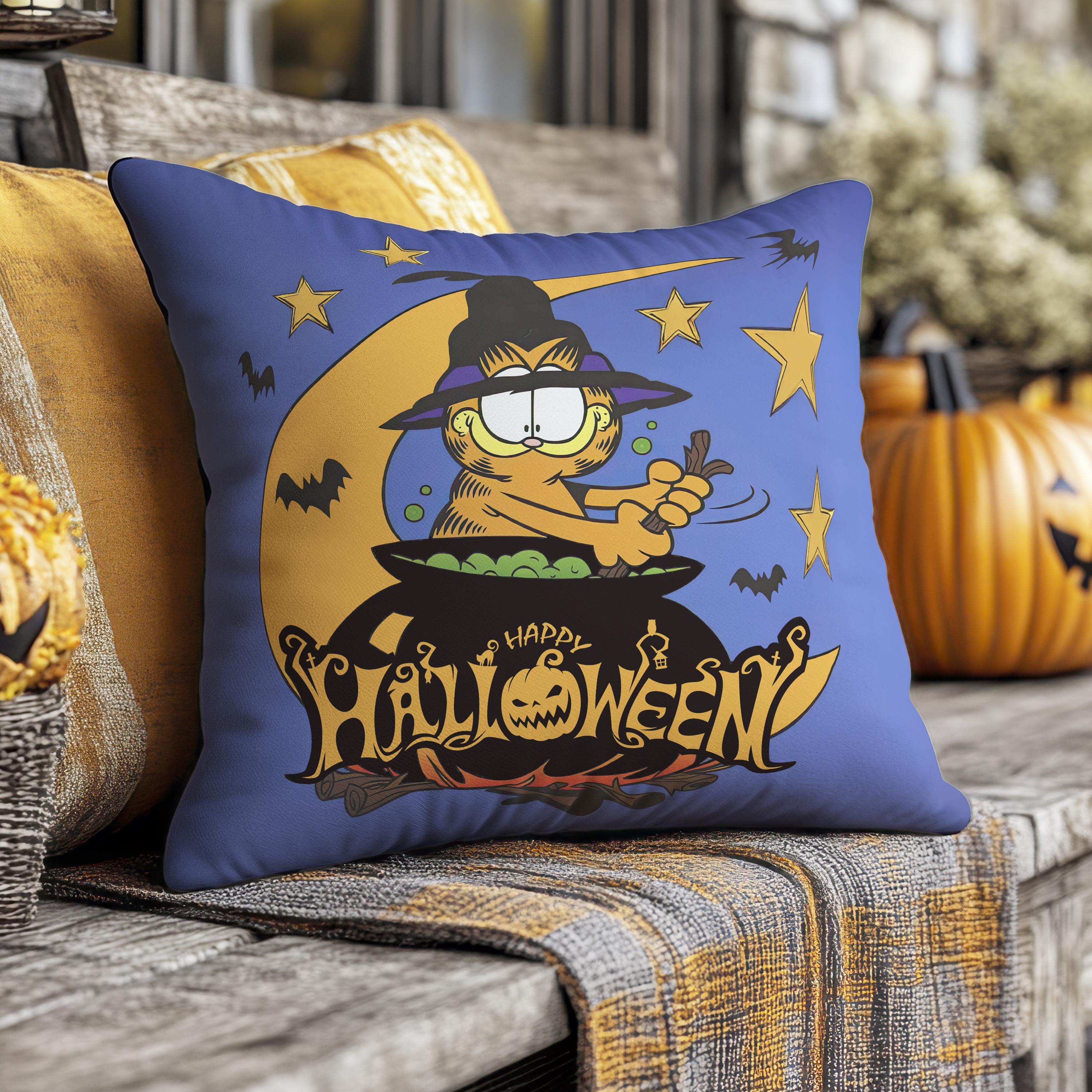 Garfield Witch Cauldron Pillow – Nostalgic Halloween Decor - Etsy