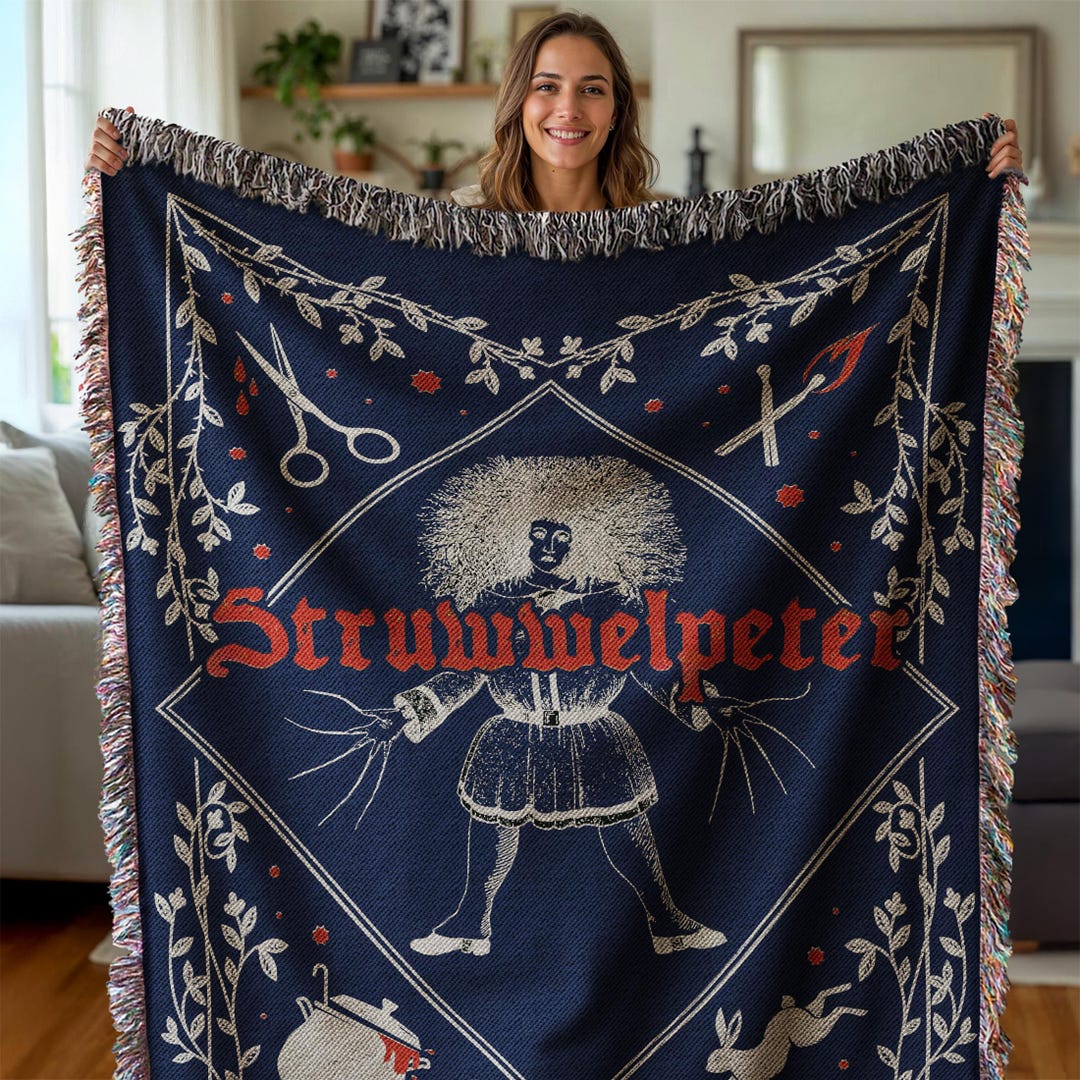 Der Struwwelpeter Shock-headed Peter Heinrich Hoffmann Tapestry Woven ...